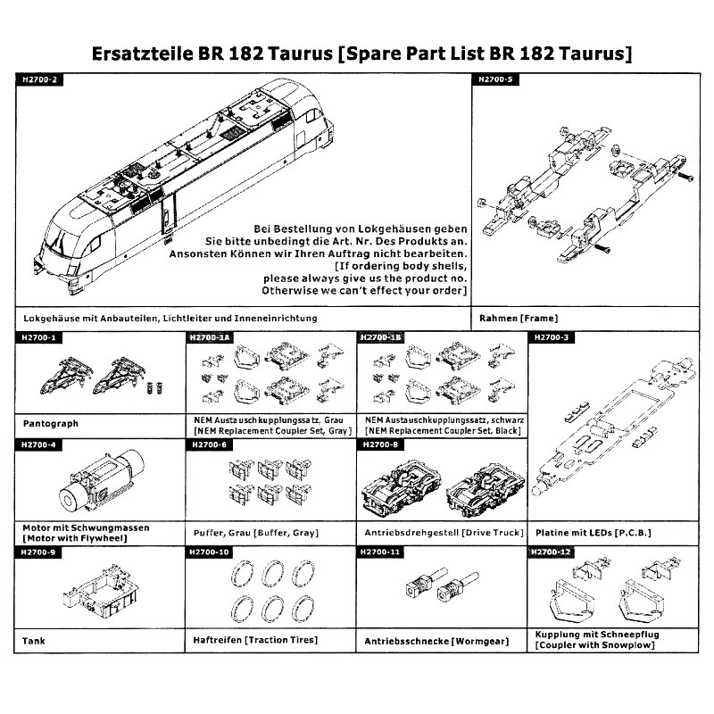 Elektrolok 182 Taurus 2005 - 2010 - City-Toys Dorsten :: Sortiment ...